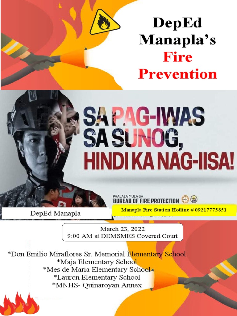 Fire Prevention Month: Deped Manapla'S | PDF
