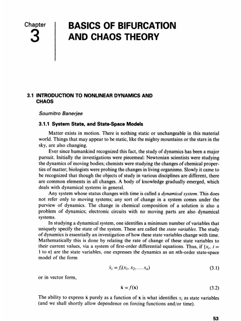 Basic Bifurcation and Chaos | PDF | Eigenvalues And Eigenvectors ...