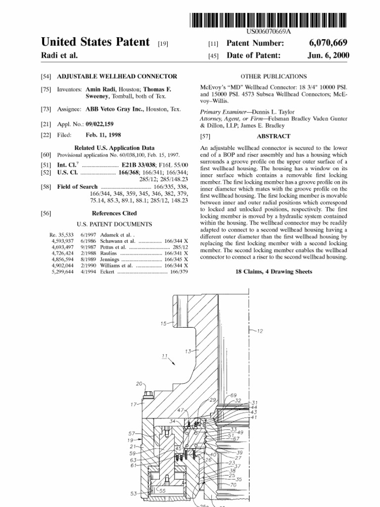 Wellhead Connector H4 Type | PDF