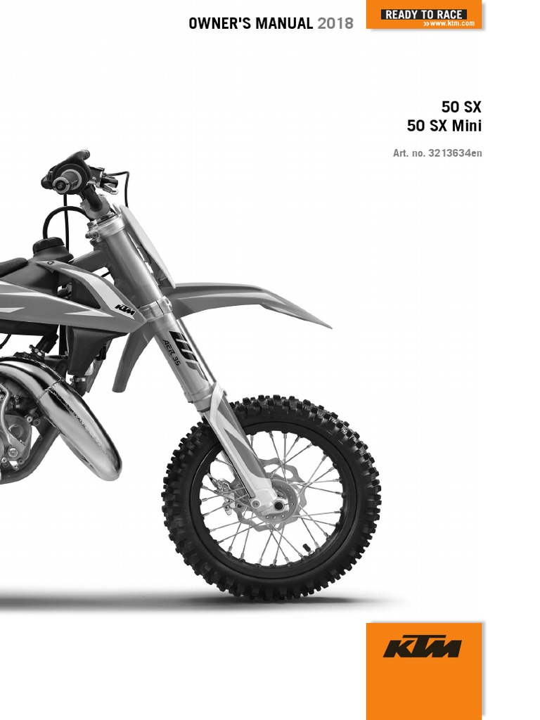 Manual KTM 50 | PDF | Carburetor | Personal Protective Equipment
