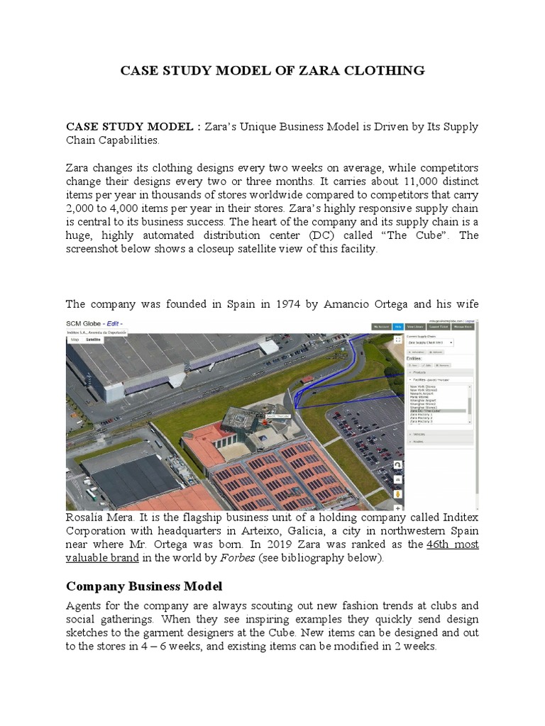 Case Study Model of Zara Clothing | PDF | Fashion | Inventory