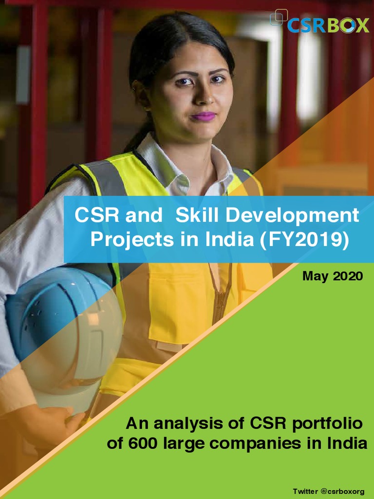 CSR & Skill Development Report - CSRBOX | PDF | Corporate Social ...