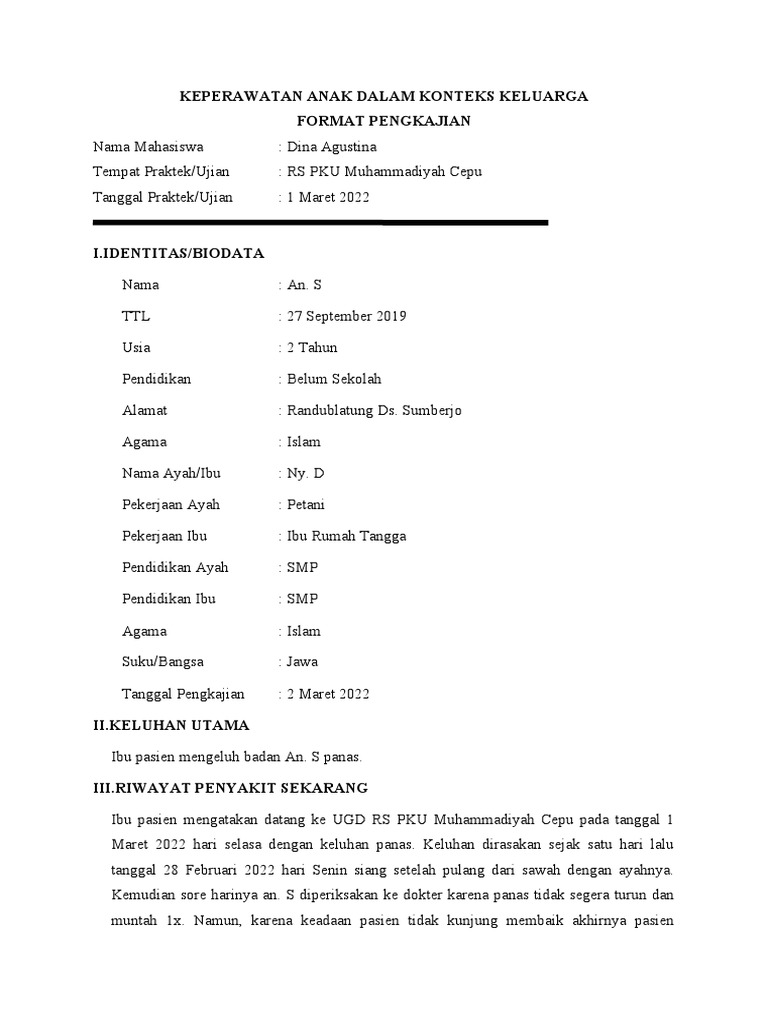 Askep Tfa Pku Dina | PDF