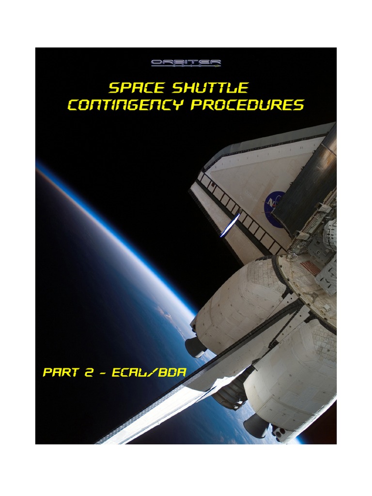 Ecal&Bda Aborts Rev.1 | PDF | Space Shuttle | Space Shuttle Abort Modes