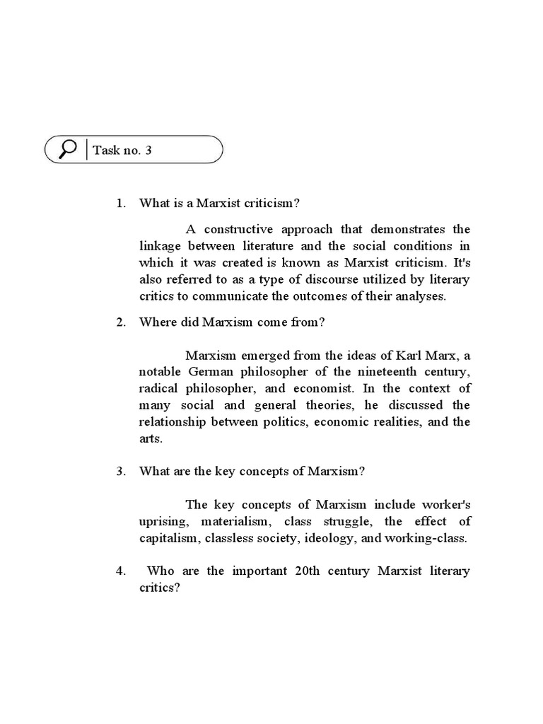 21ST - Lesson1 | PDF | Marxism | Karl Marx