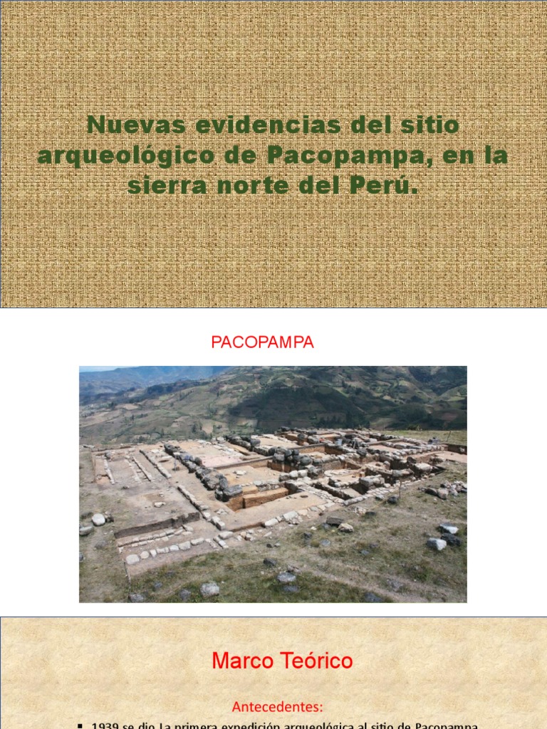 Presentacion de Pacopampa | PDF | Arqueología