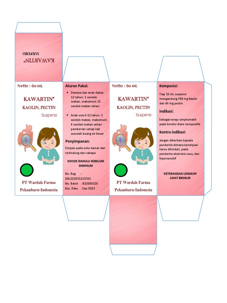 Kotak Obat Kaolin Pectin | PDF | Kesehatan Holistik