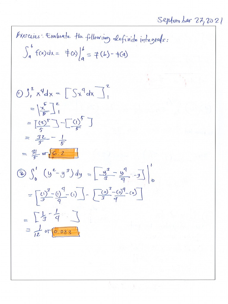 Definite Integrals and Wallis Formula | PDF