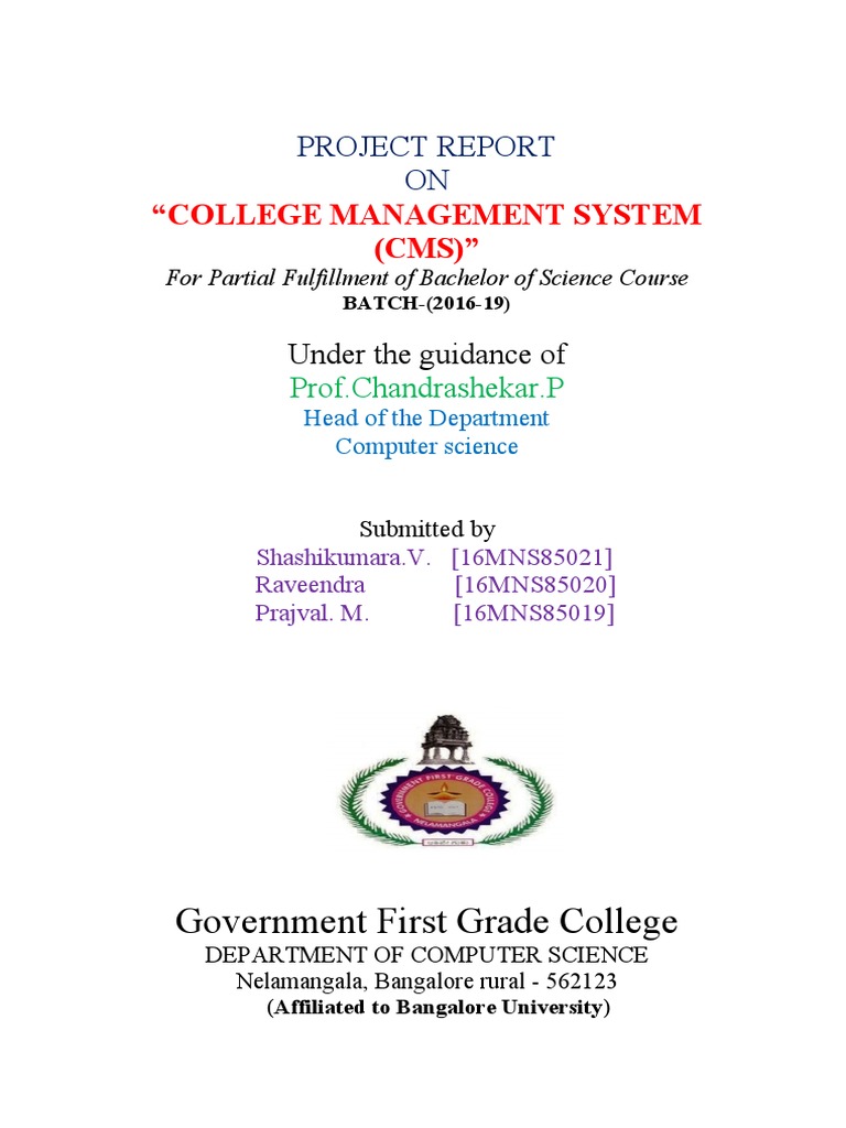 College Management System | PDF | Software Development | Software