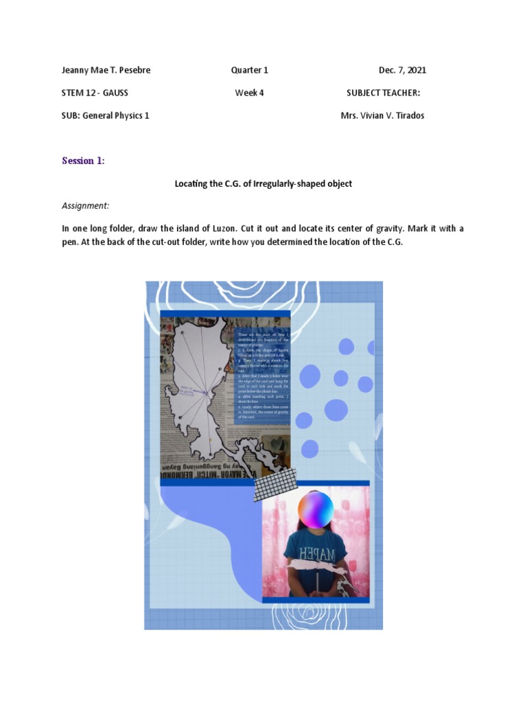 GEN. PHYSICS 1 (Week 4) | PDF