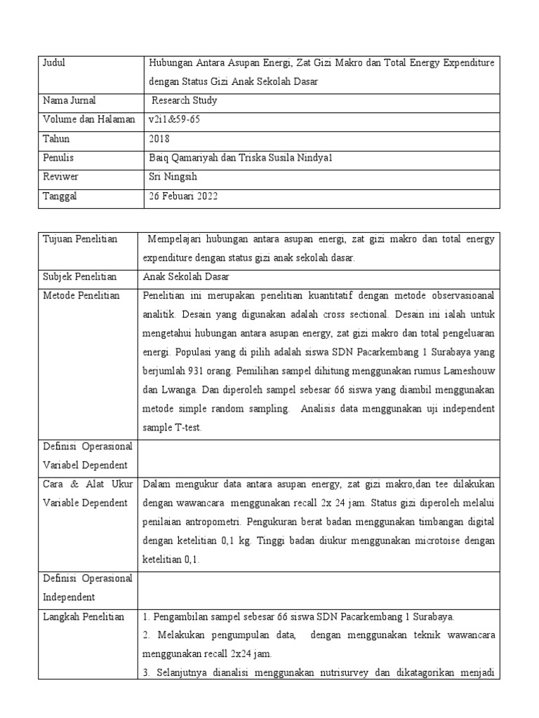 Review Jurnal Ipa | PDF