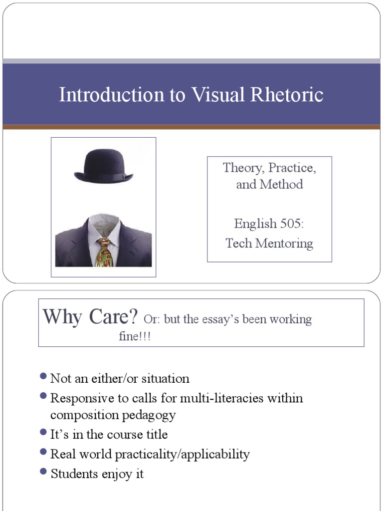 Introduction To Visual Rhetoric: Theory, Practice, and Method English ...