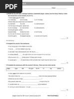 EC - A2 - Tests - Unit 6 Answer Key and Script PDF | PDF