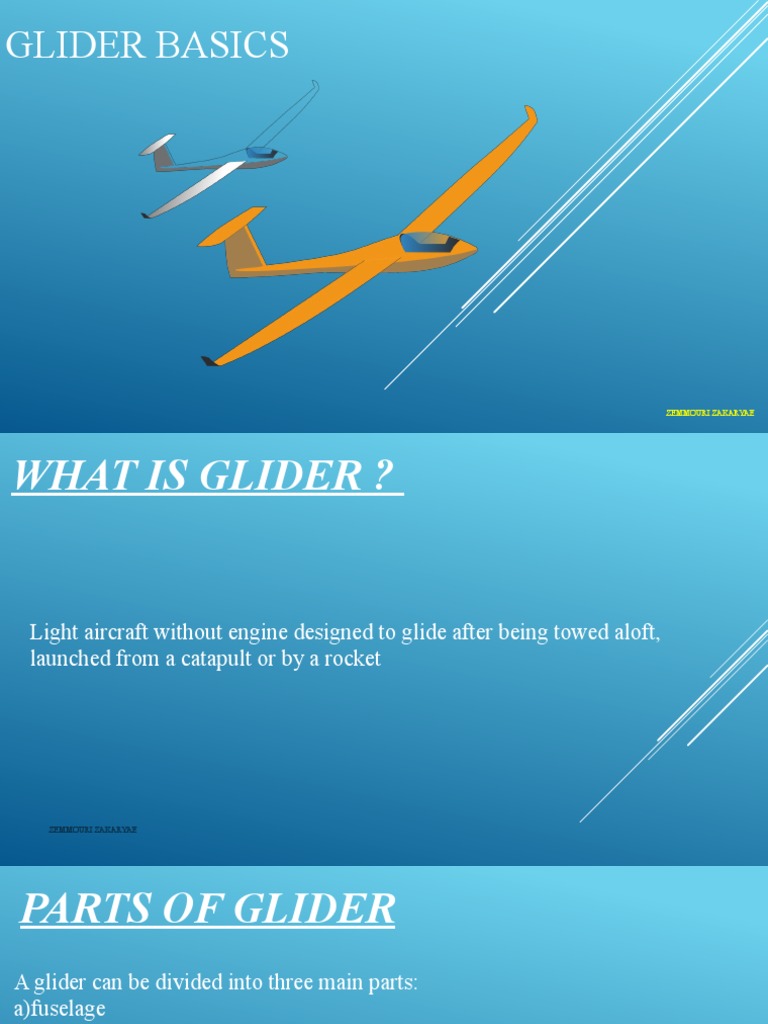 Glider Basics | PDF