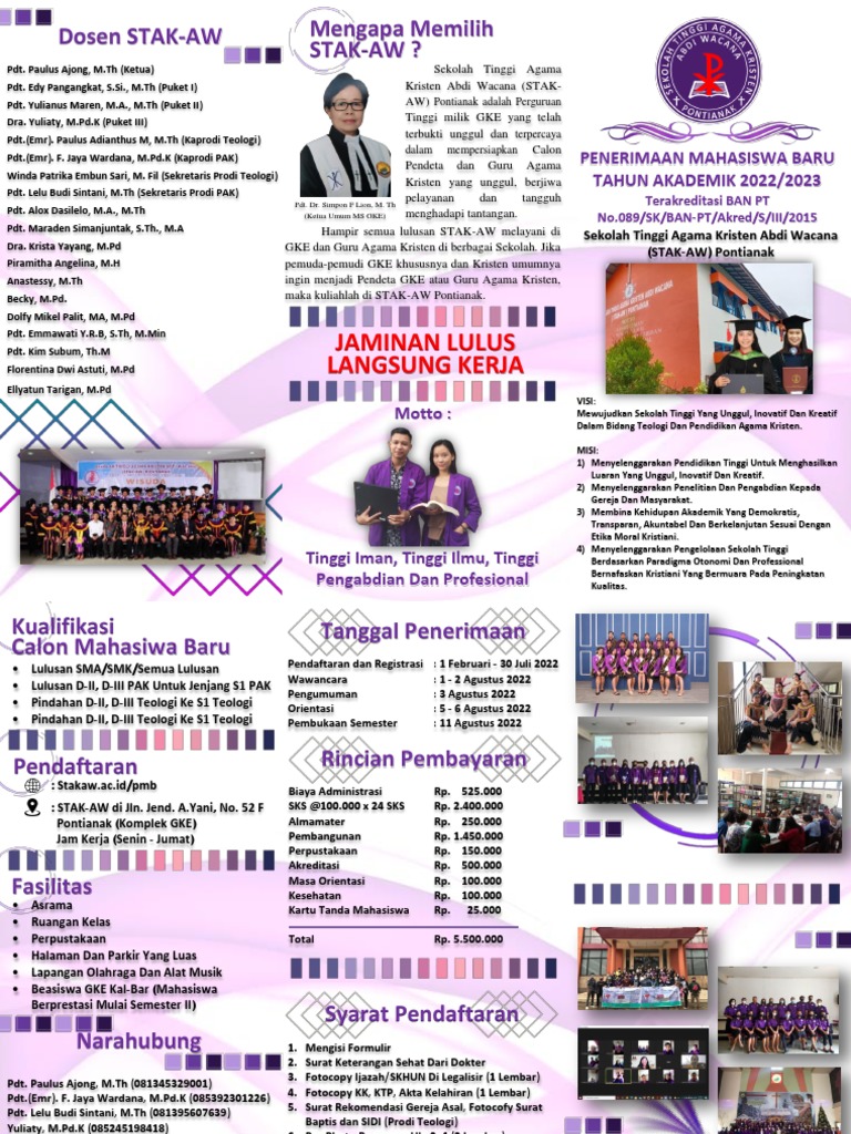 Brosur STAK-AW (FIX) | PDF