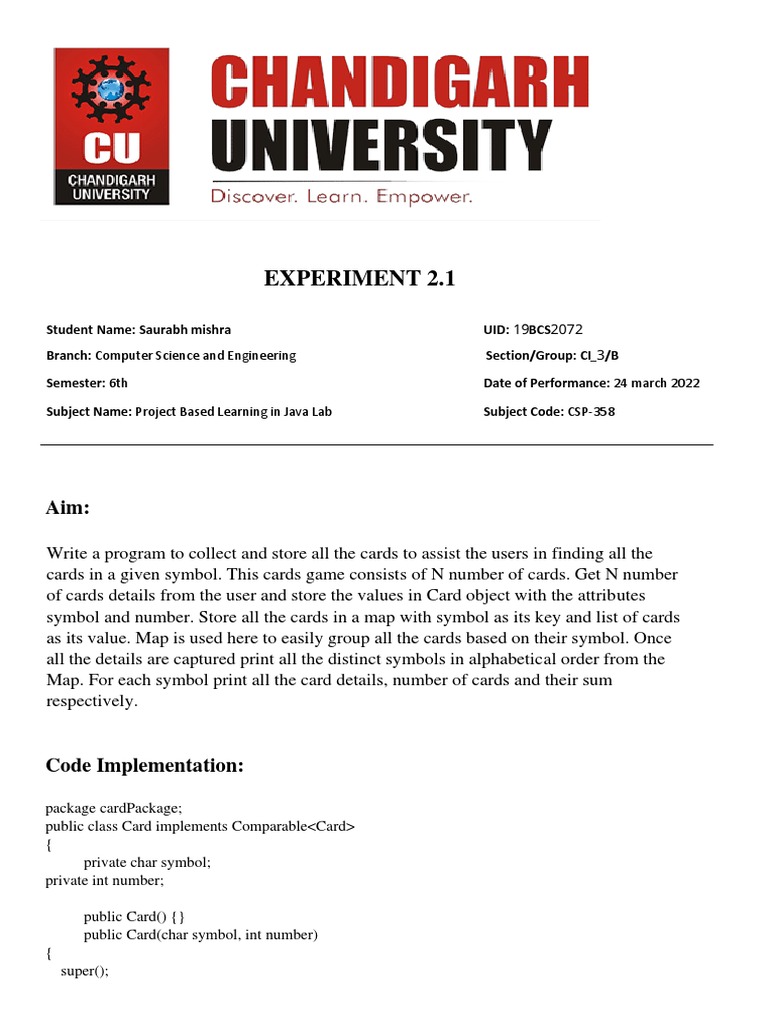 Java Lab 21 Worksheet Pdf Java Programming Language Object Oriented Programming