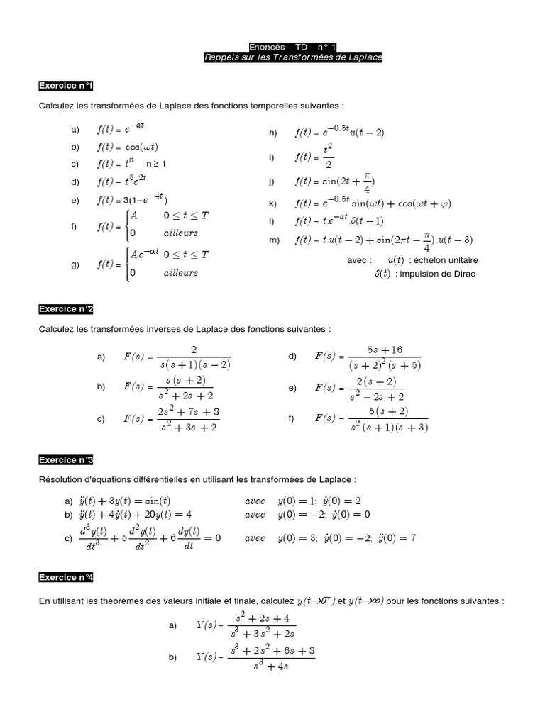 TDTD | PDF | Analyse fonctionnelle | Algèbre générale