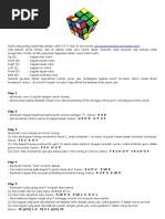 Rumus Rubik 3x3 Pemula | PDF