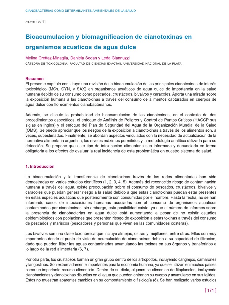 Bioacu, Ulacion Biomagnificacion | PDF | Análisis de Riesgo y Puntos ...