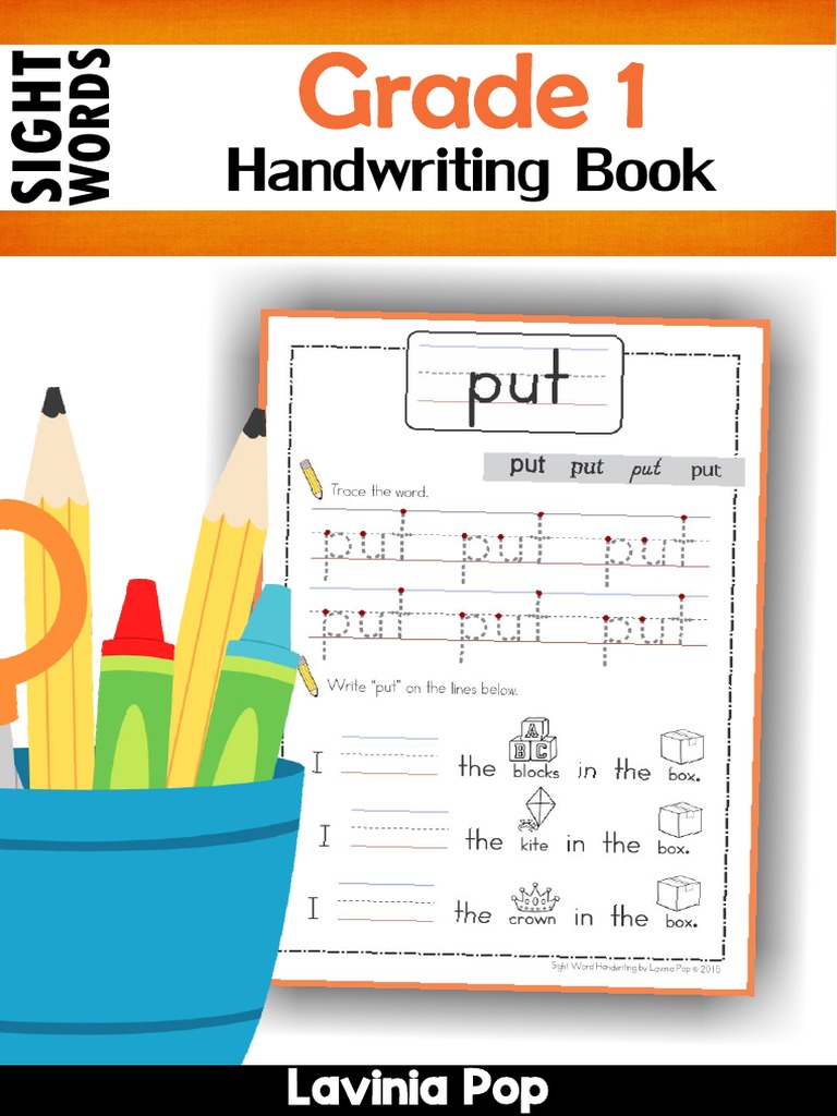 Handwriting Book: Grade 1 | PDF | Books | Copyright