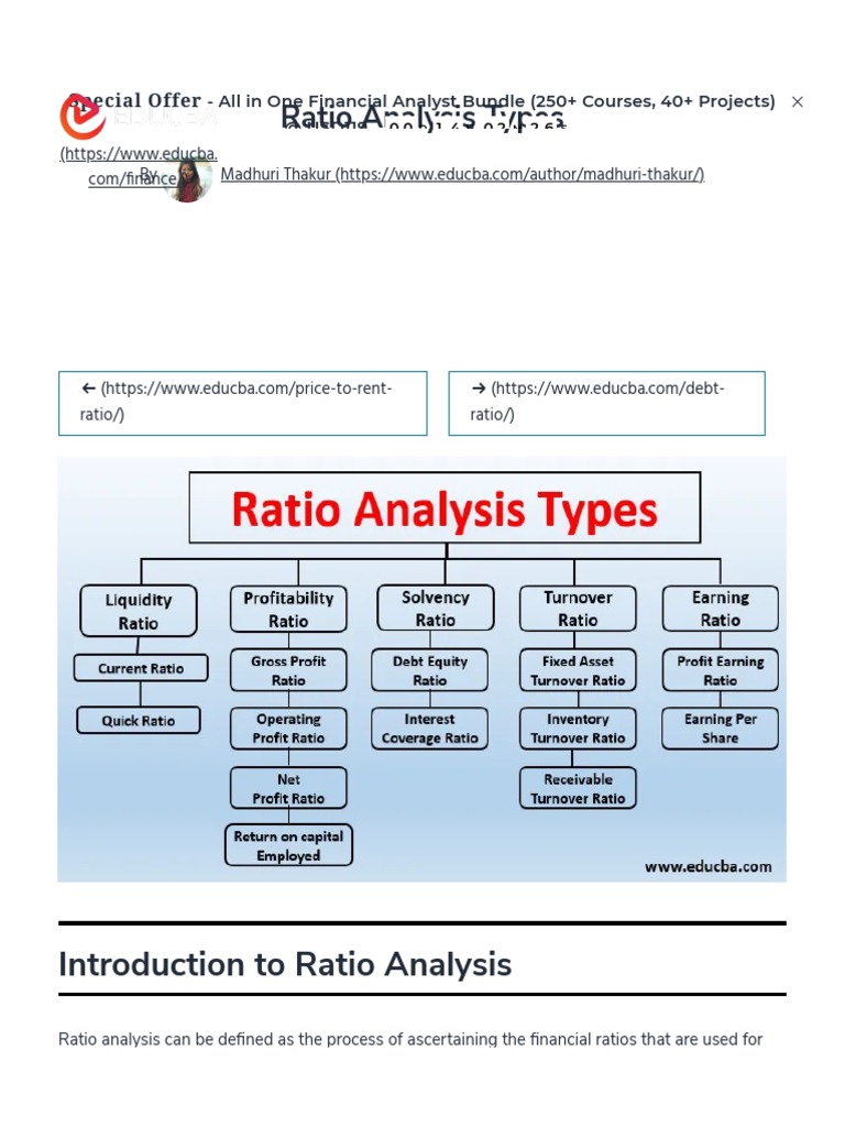 Ratio Analysis Types - Type of Ratio Analysis With Formula | PDF ...