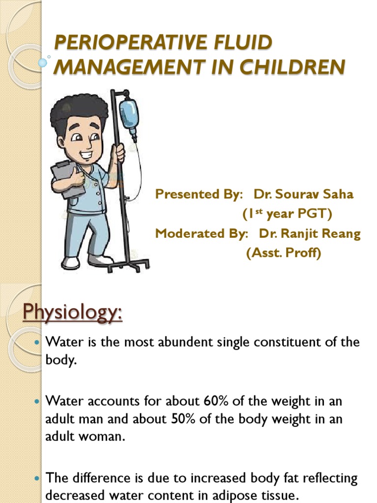 Perioperative Fluid Management in Children | PDF | Dehydration ...