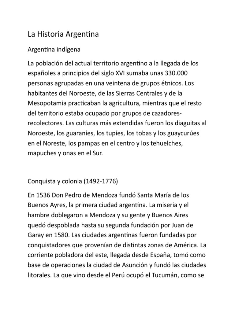 La Historia Argentina | PDF | Argentina | Buenos Aires