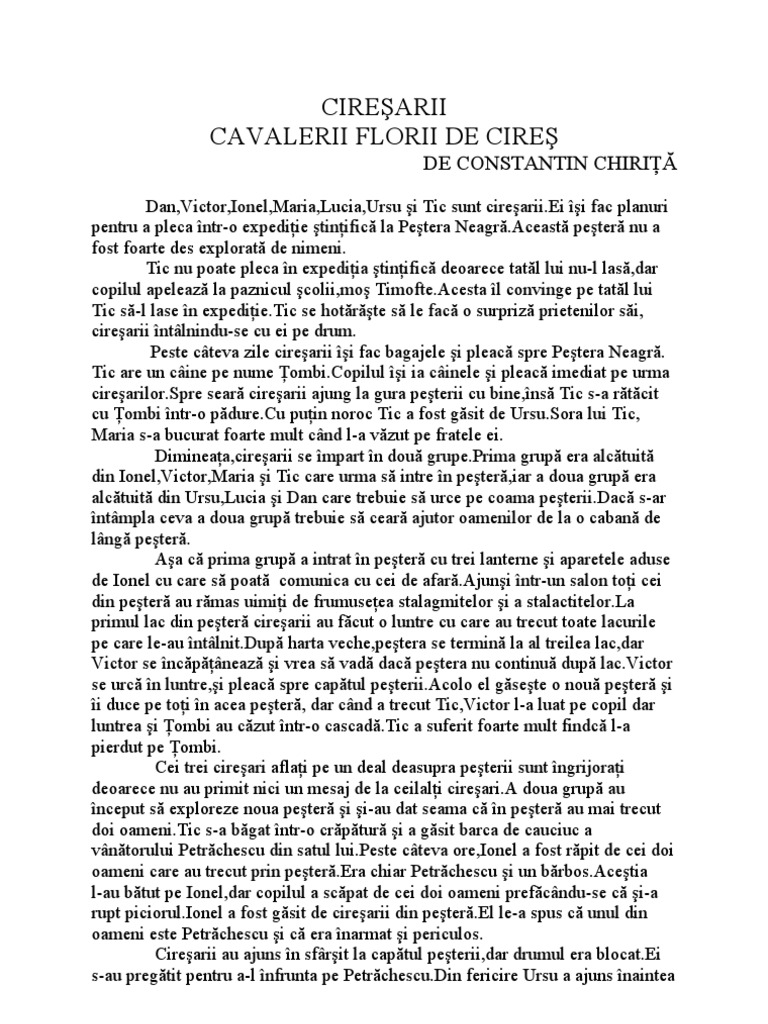 Ciresarii | PDF