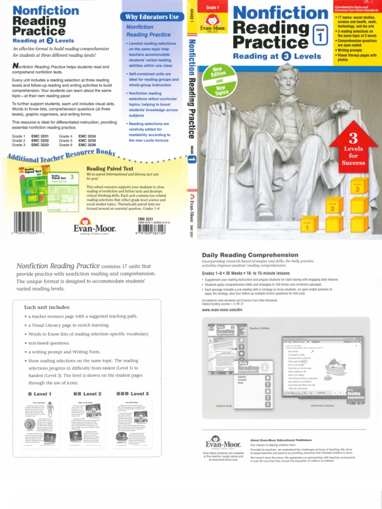 Nonfiction Reading Practice G1 | PDF