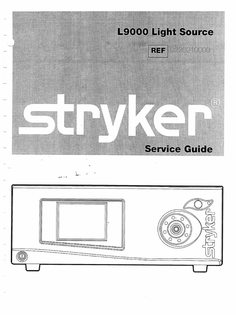 Stryker l9000 Service Manual | PDF