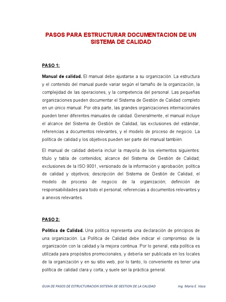 Estructuracion de Documentos Guia | PDF