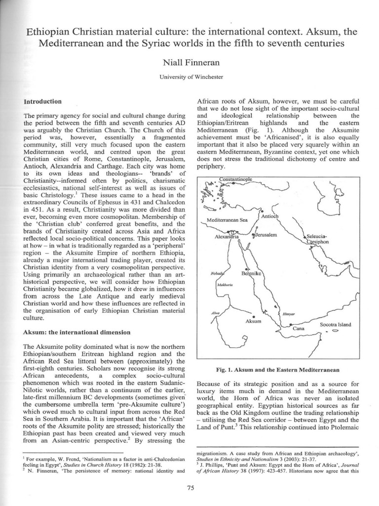 RMS-2006-08 N. Finneran, Ethiopian Christian Material Culture | PDF ...