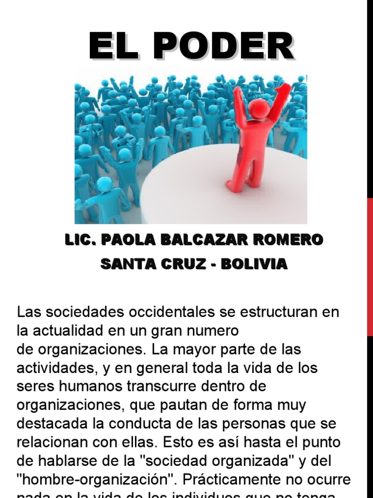 El Poder | PDF | Liderazgo | Business