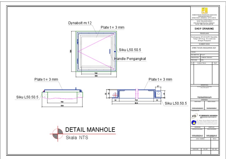 Detail Manhole | PDF