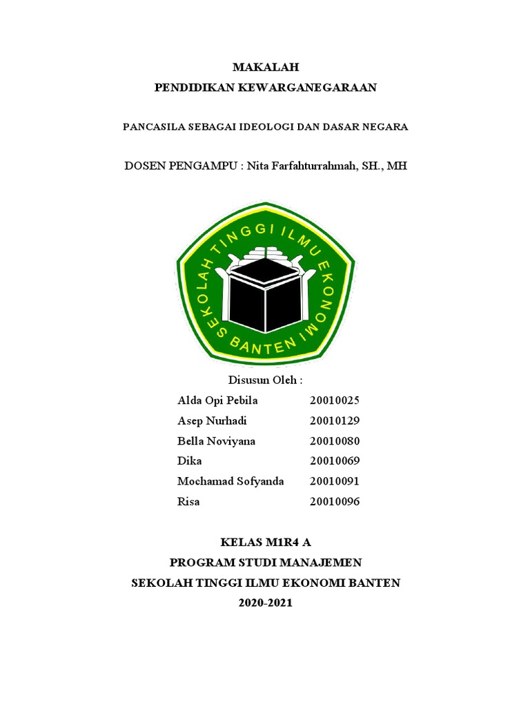 Revisi Cover Kelompok PPKN 2 | PDF