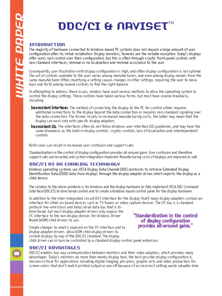 Nec Ddc-Ci Naviset | PDF | Computer Monitor | Microsoft Windows