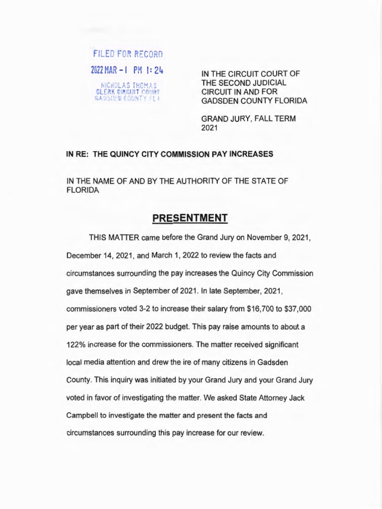 Redacted Presentment | PDF | Law | Grand Jury