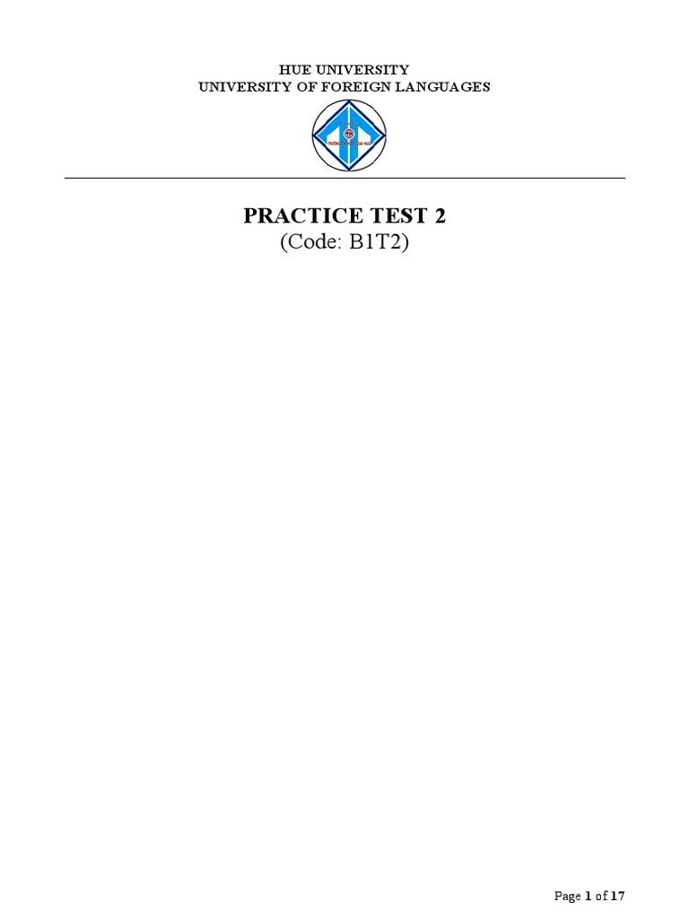 Practice Test 2 Code B1t2 Pdf Stars Battle Of Gettysburg