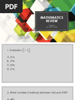 Review Material For Ncae | PDF | Teaching Mathematics