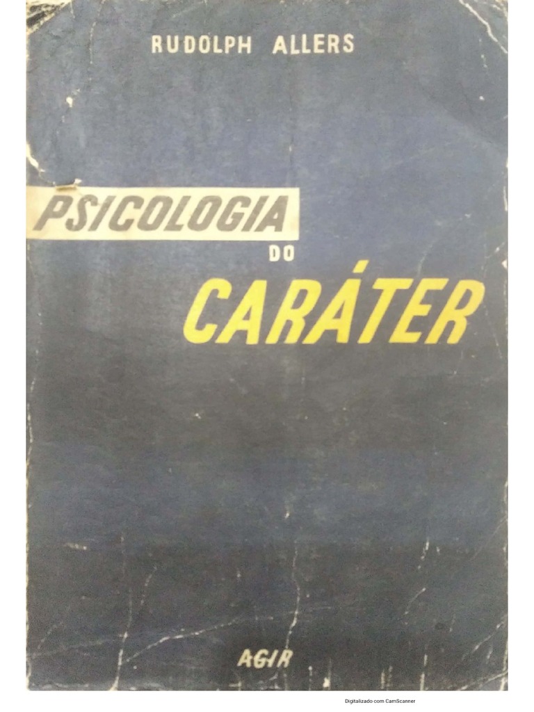 Psicologia Do Caráter Rudolf Allers Pdf