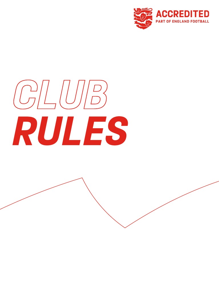 FA Club Rules - Constitution | PDF | Government | Justice