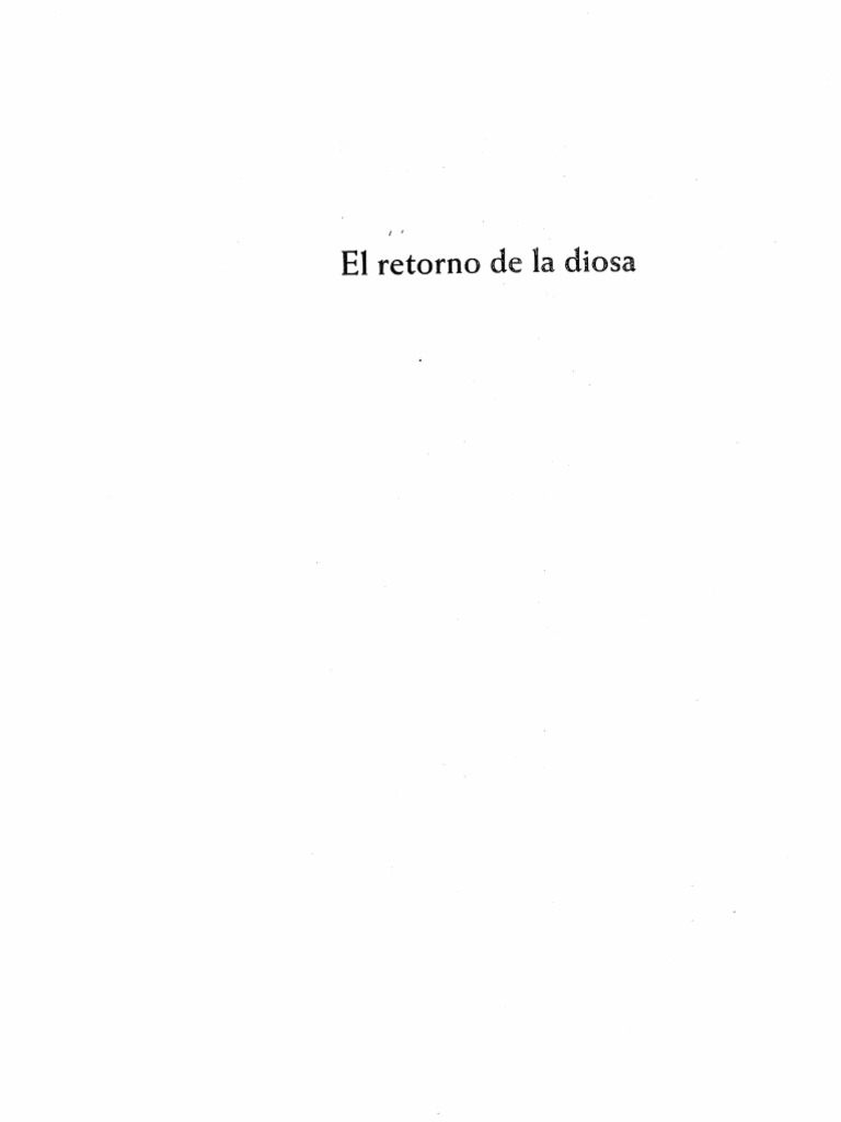 EL RETORNO DE LA DIOSA - Edward Whitmont | PDF