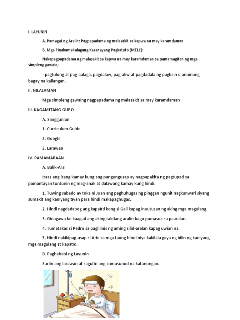 ESP Grade 3 Lesson Plan | PDF