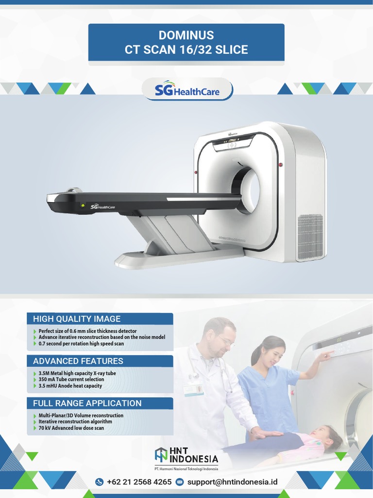 Dominus CT Scan 16/32 Slice: High Quality Image | PDF | Ct Scan | Vacuum Tube