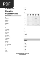 Hang Out 5 Workbook | PDF