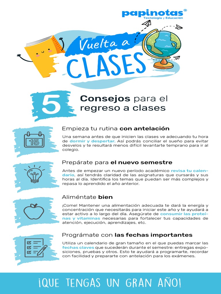 Consejos para Preparar el Regreso a Clases | PDF