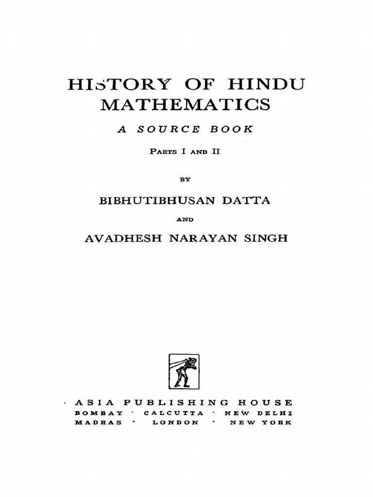 Ancient Indian Mathematics Part 1 | PDF | Sanskrit | Algebra
