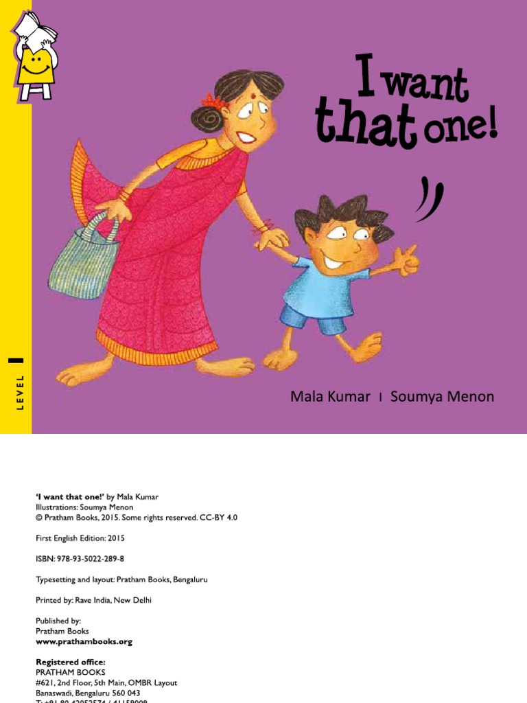 I Want That One English | PDF