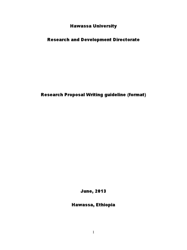 Proposal Writing Guideline and Format | PDF | Scientific Method | Cognition