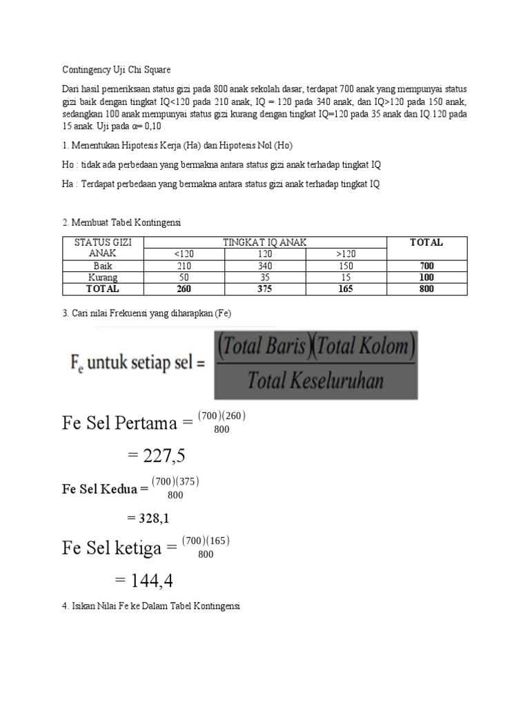 Statistika Ppt Uji Chi Square Pdf